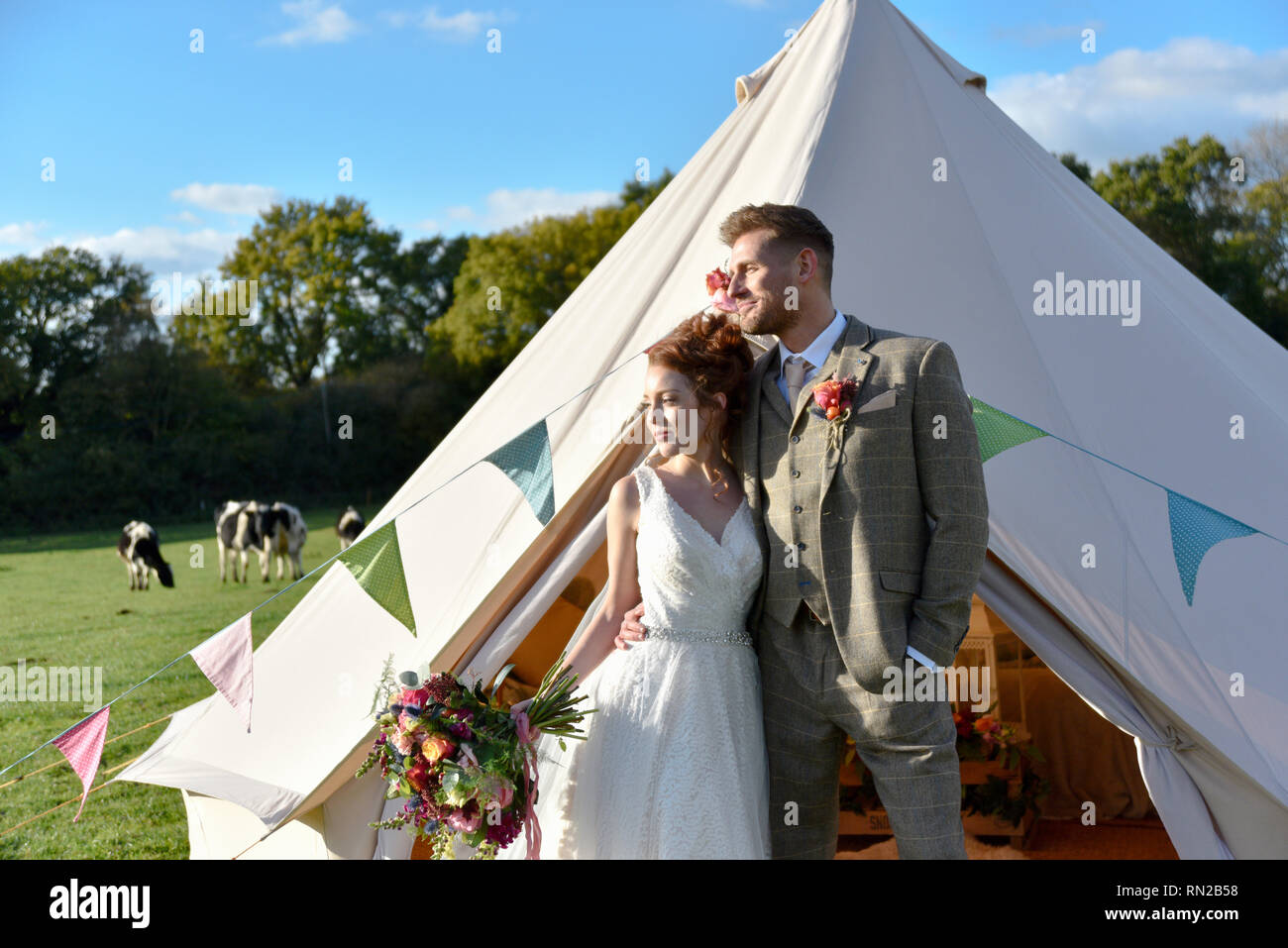 In a suit on a farm for a wedding hi-res stock photography and images ...