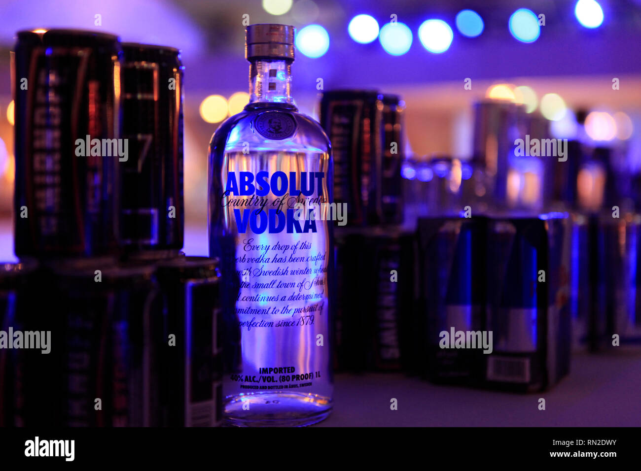 Night life atmosphere in a bar/restaurant Stock Photo - Alamy