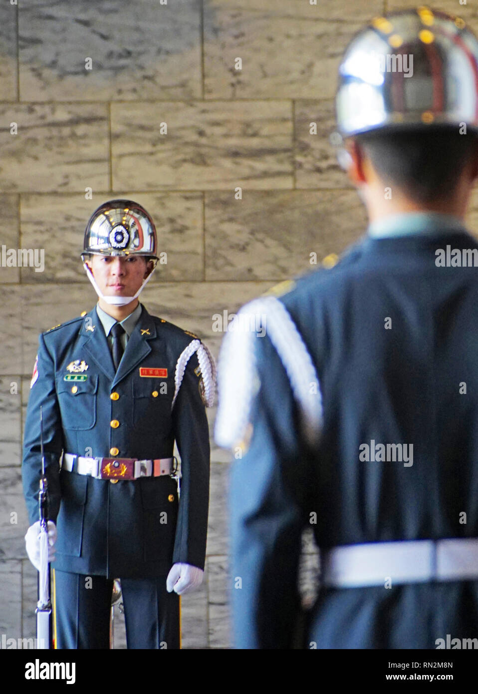 Taiwan guards hi-res stock photography and images - Alamy