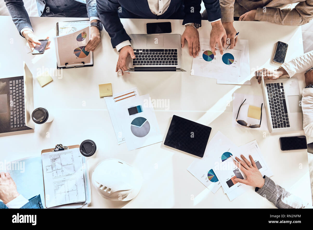 Photo of group of bankers hi-res stock photography and images - Alamy