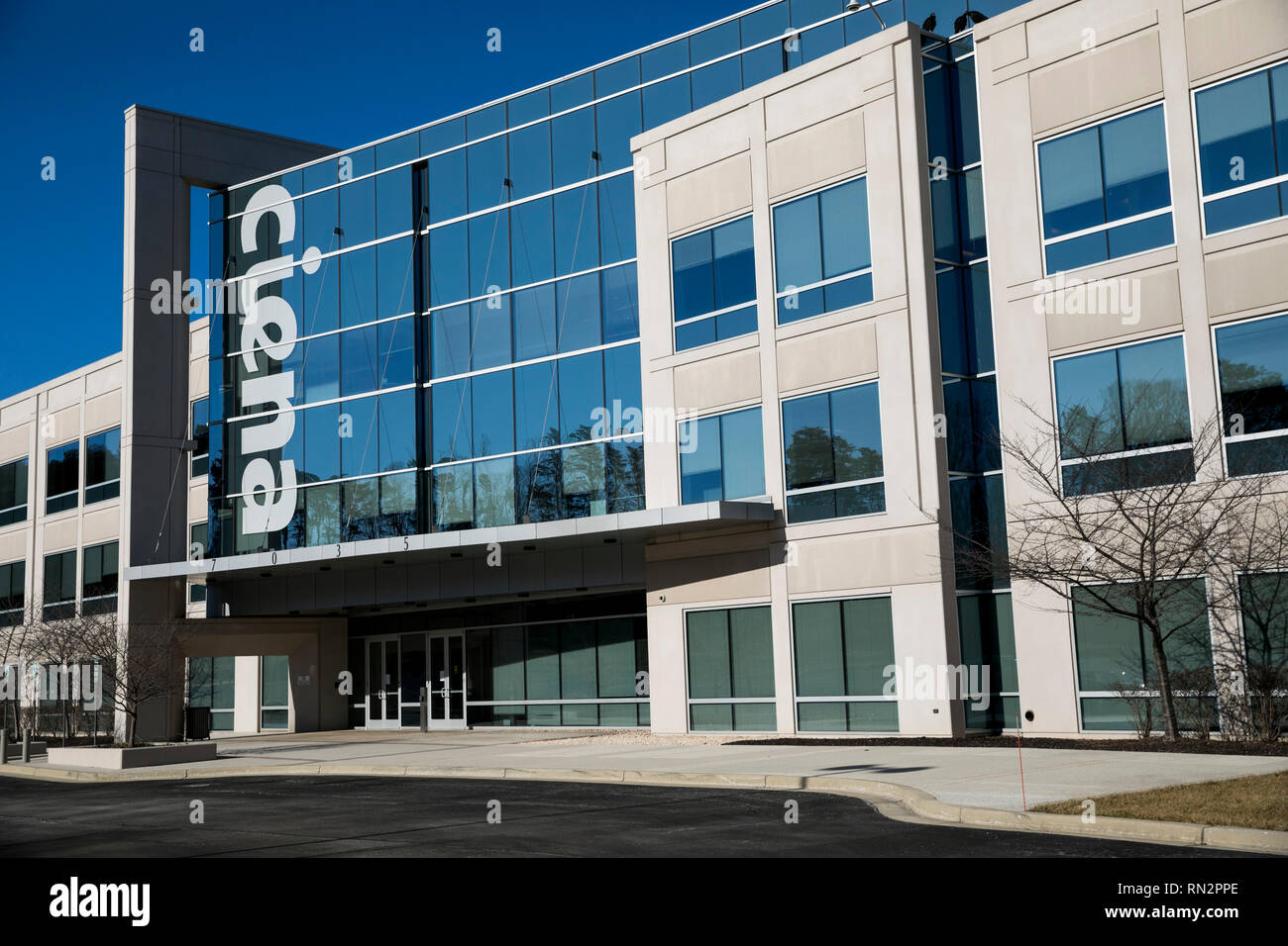 A logo sign outside of the headquarters of the Ciena Corporation in ...