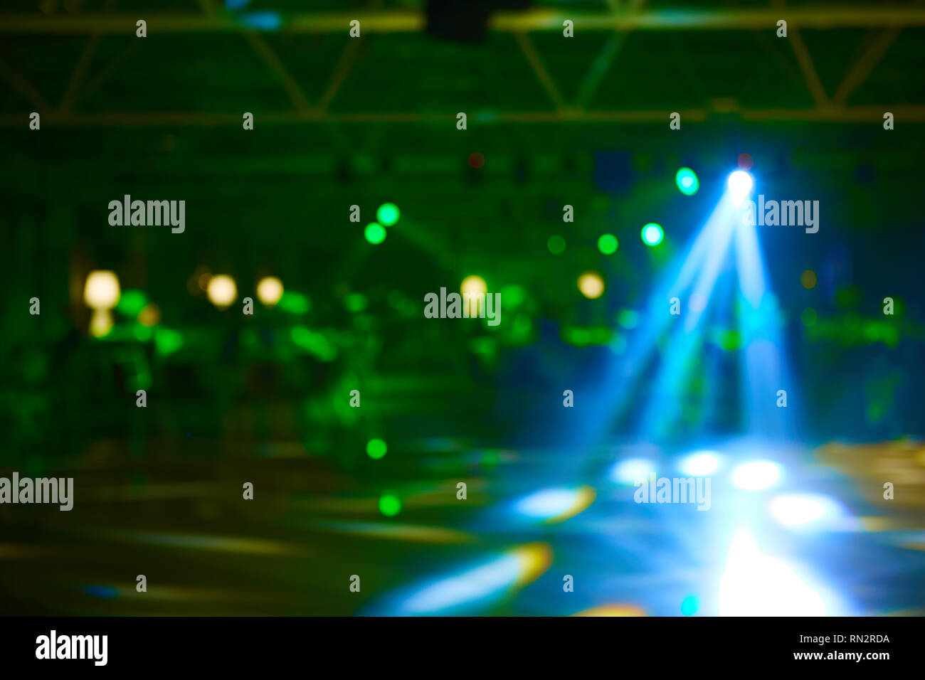 blurred lights on stage, abstract image of concert lighting Stock Photo ...