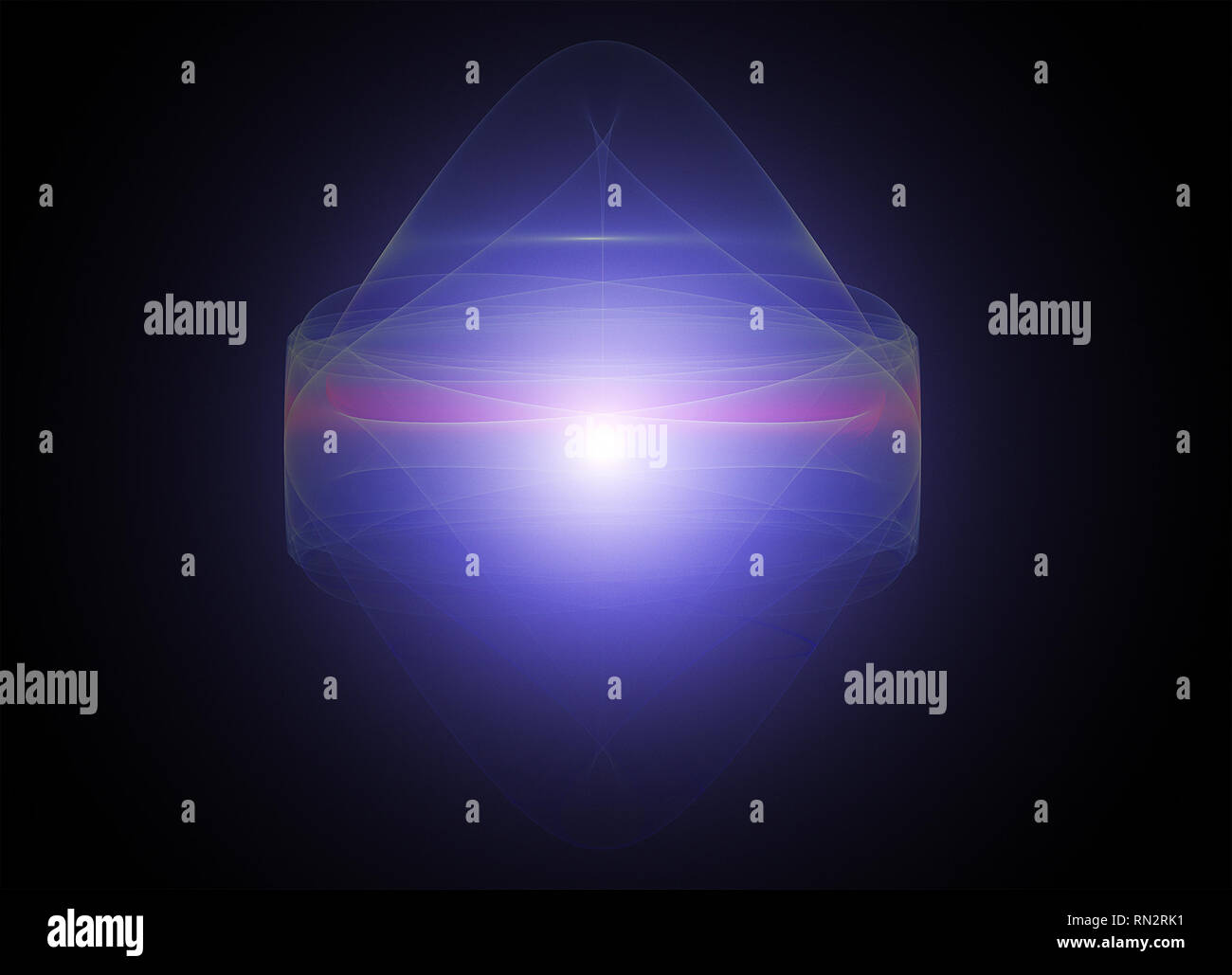 abstract glowing scientific object Stock Photo - Alamy