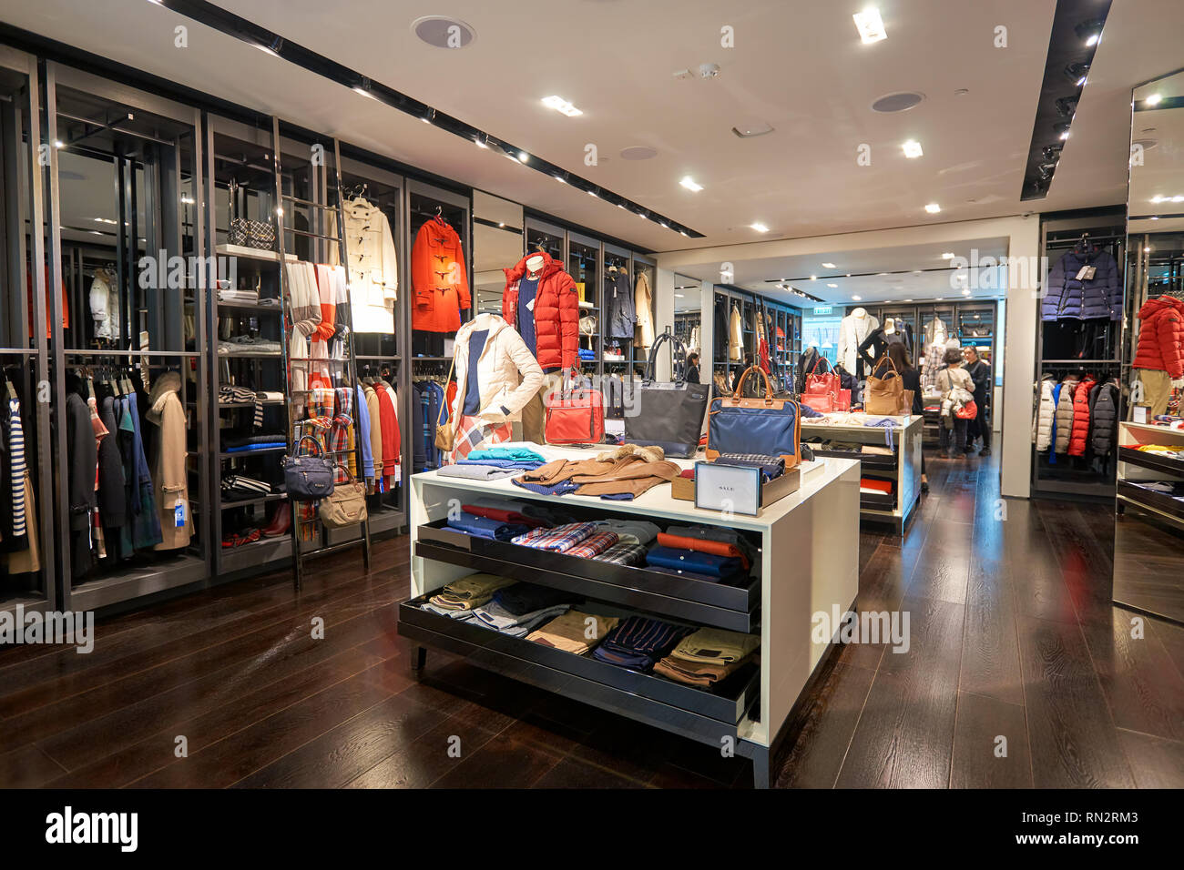 HONG KONG - CIRCA JANUARY, 2016: interior of a store in Hong Kong ...