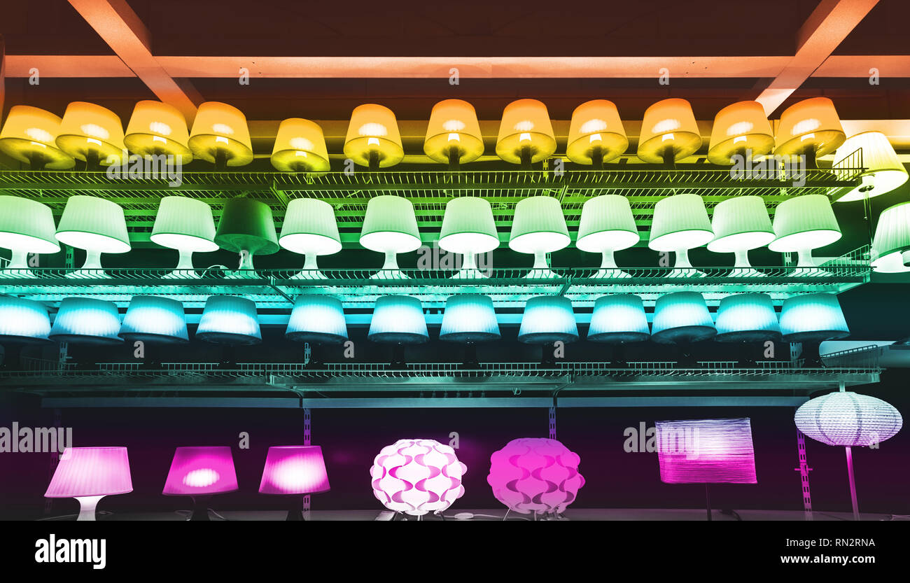 the electric- light store Stock Photo - Alamy