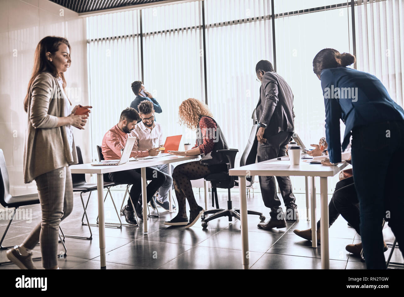 Hardworking staff hi-res stock photography and images - Alamy