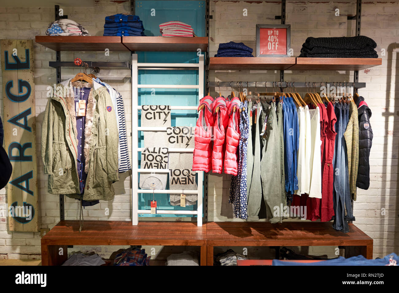 HONG KONG - CIRCA JANUARY, 2016: interior of a store in Hong Kong. Shopping is a widely popular ...