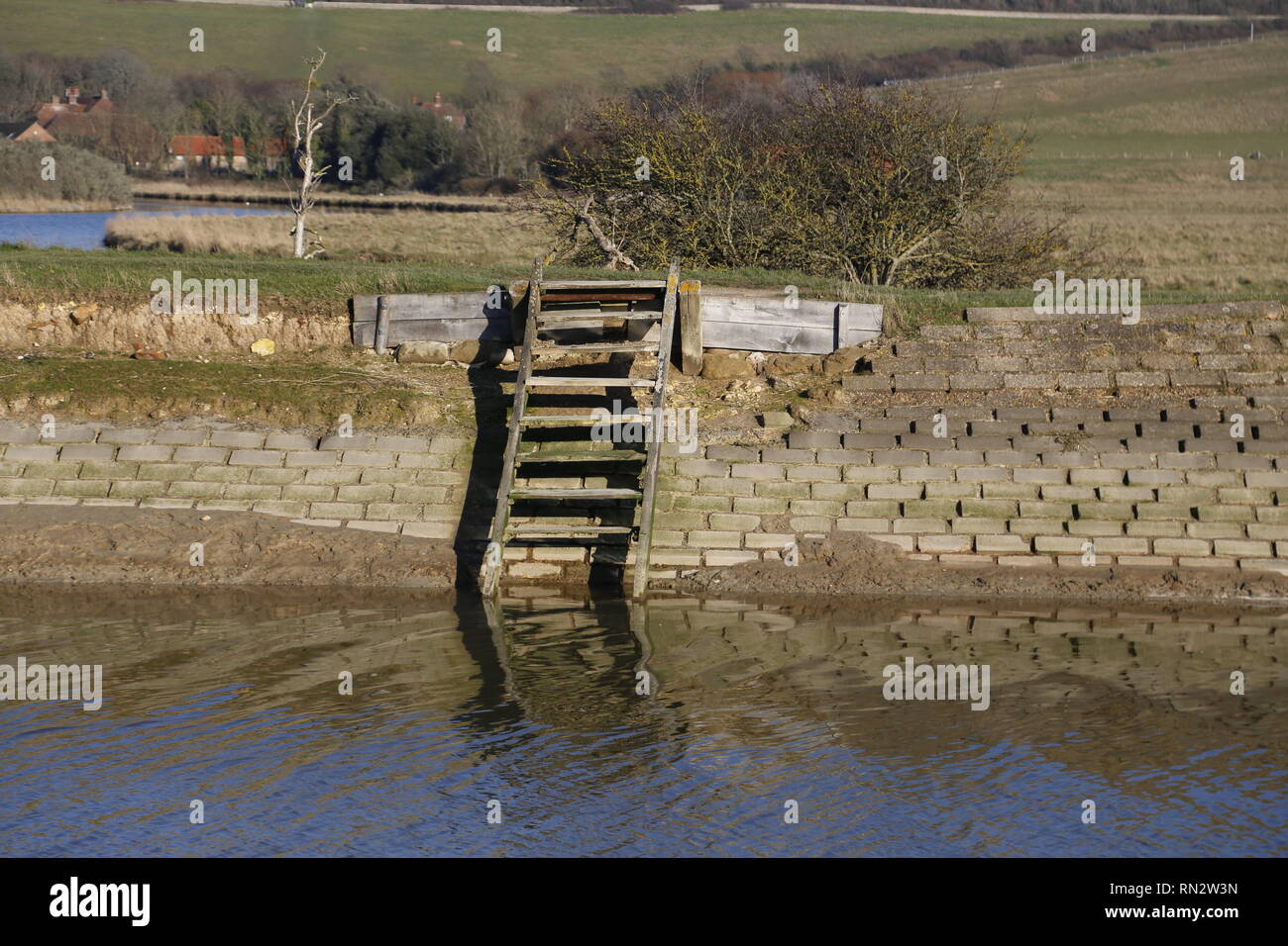 Steps river walk hi-res stock photography and images - Alamy