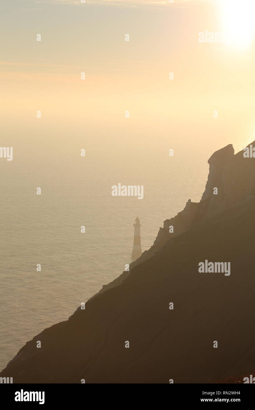 Ship fog lighthouse hi-res stock photography and images - Alamy