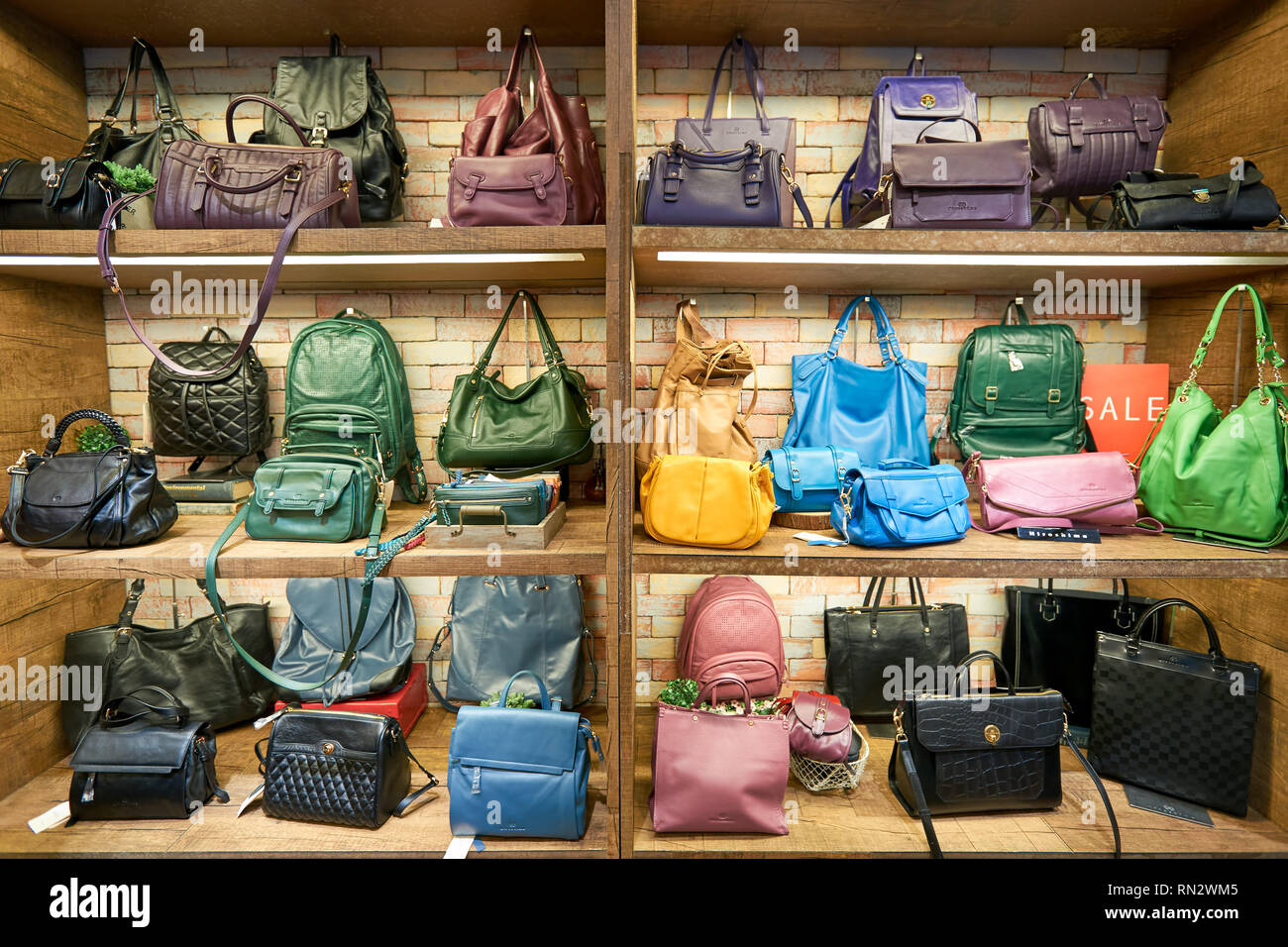 HONG KONG - CIRCA JANUARY, 2016: inside of a shopping center in Hong ...