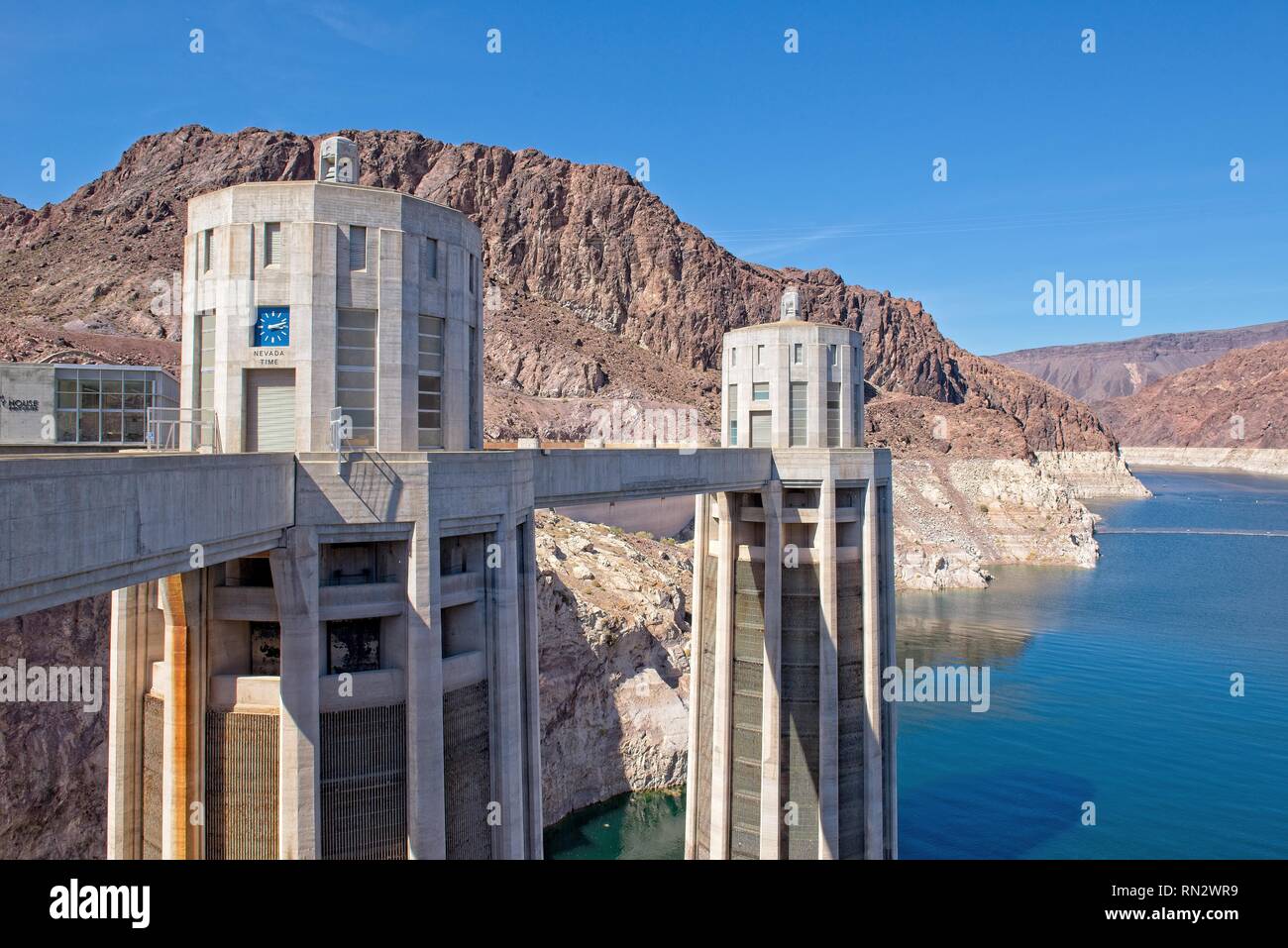 Hoover dam aerial hi-res stock photography and images - Alamy