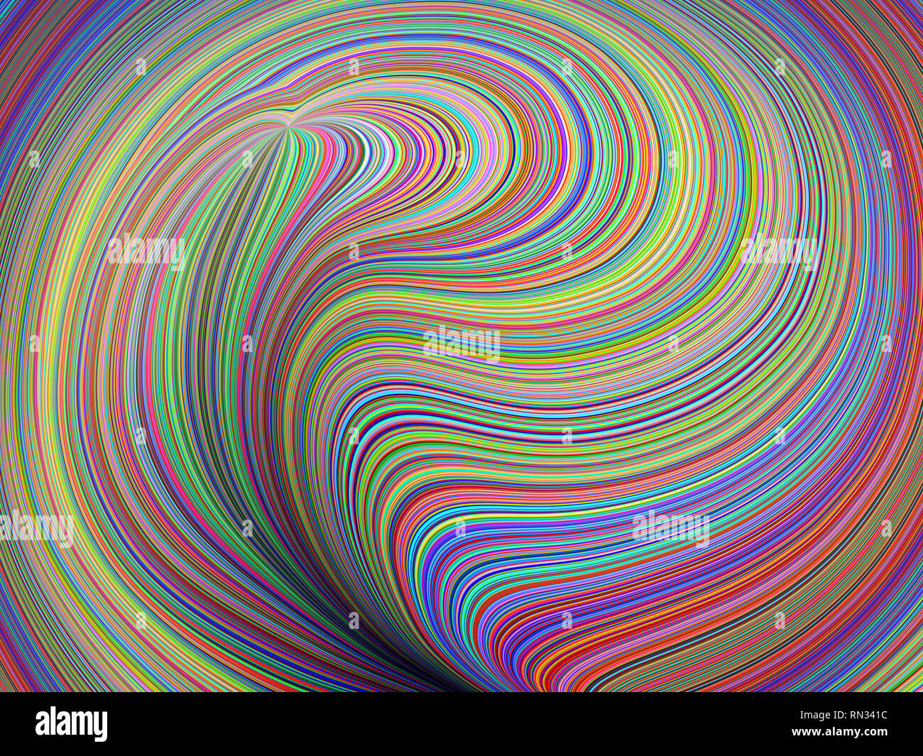 3D rendering illustration, colorful abstract background image Stock ...