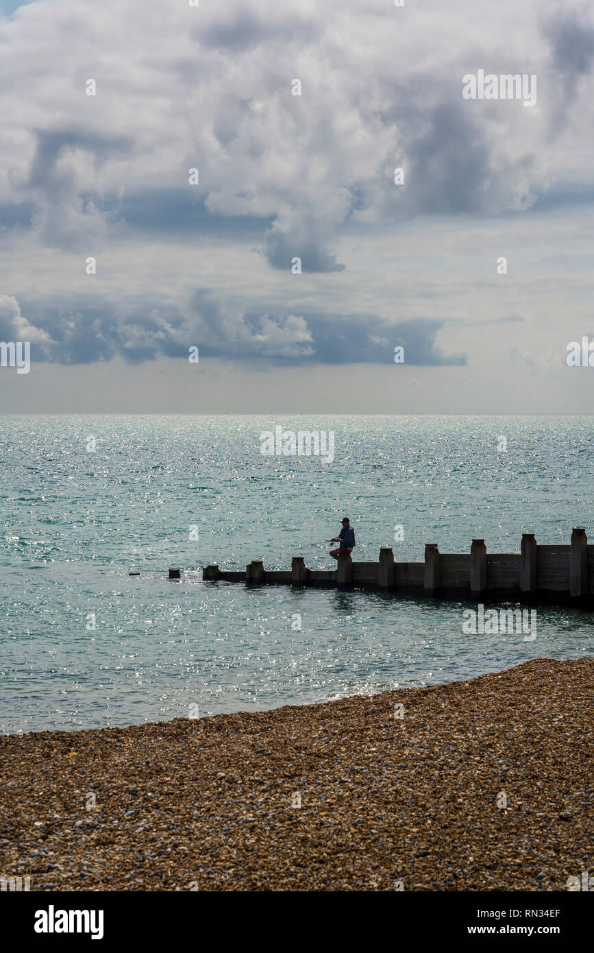 Angler sitting hi-res stock photography and images - Alamy