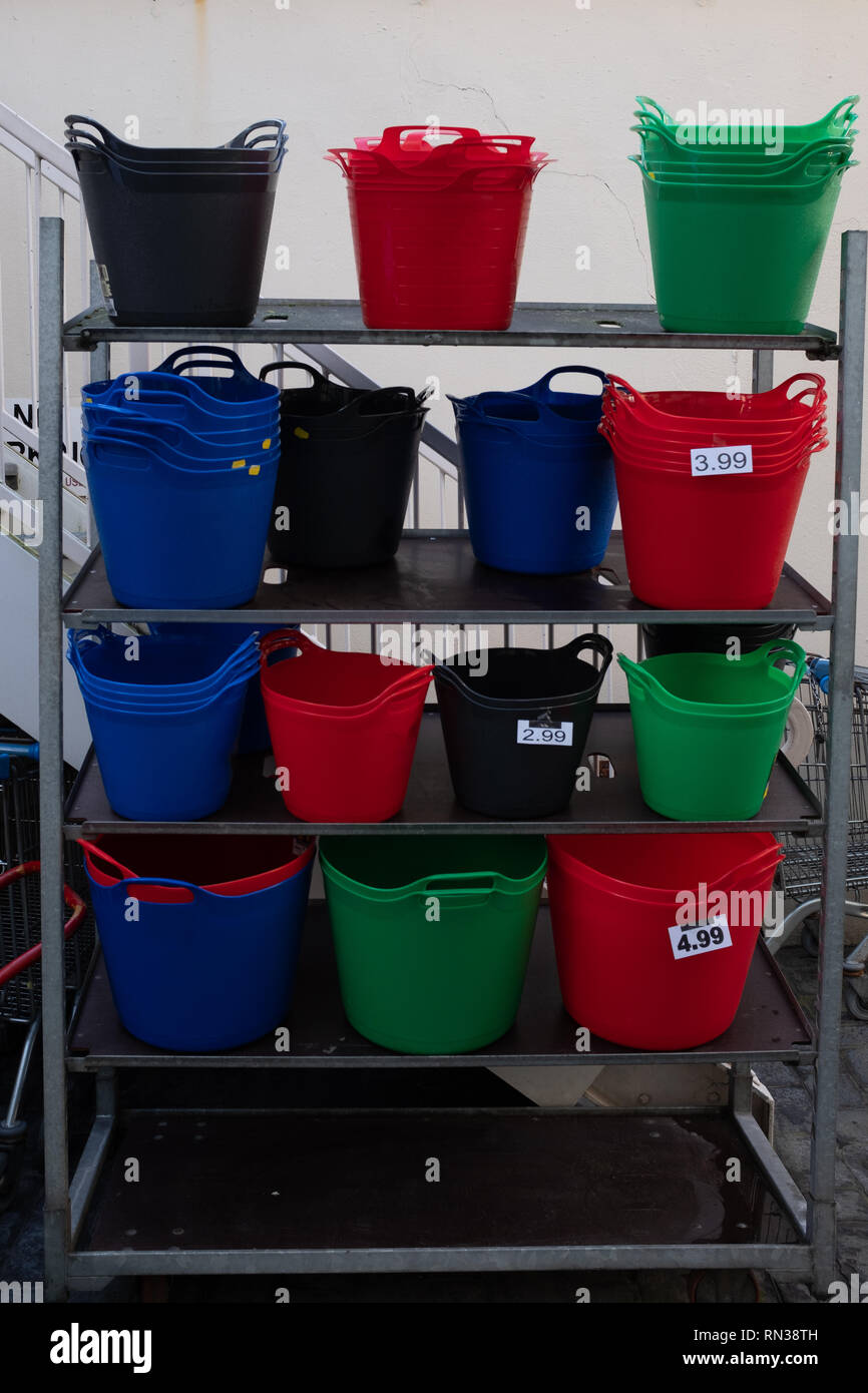 Plastic storage baskets hi-res stock photography and images - Alamy