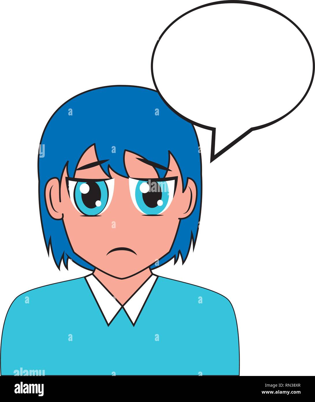 Anime Girls Talking Stock Vector Image And Art Alamy