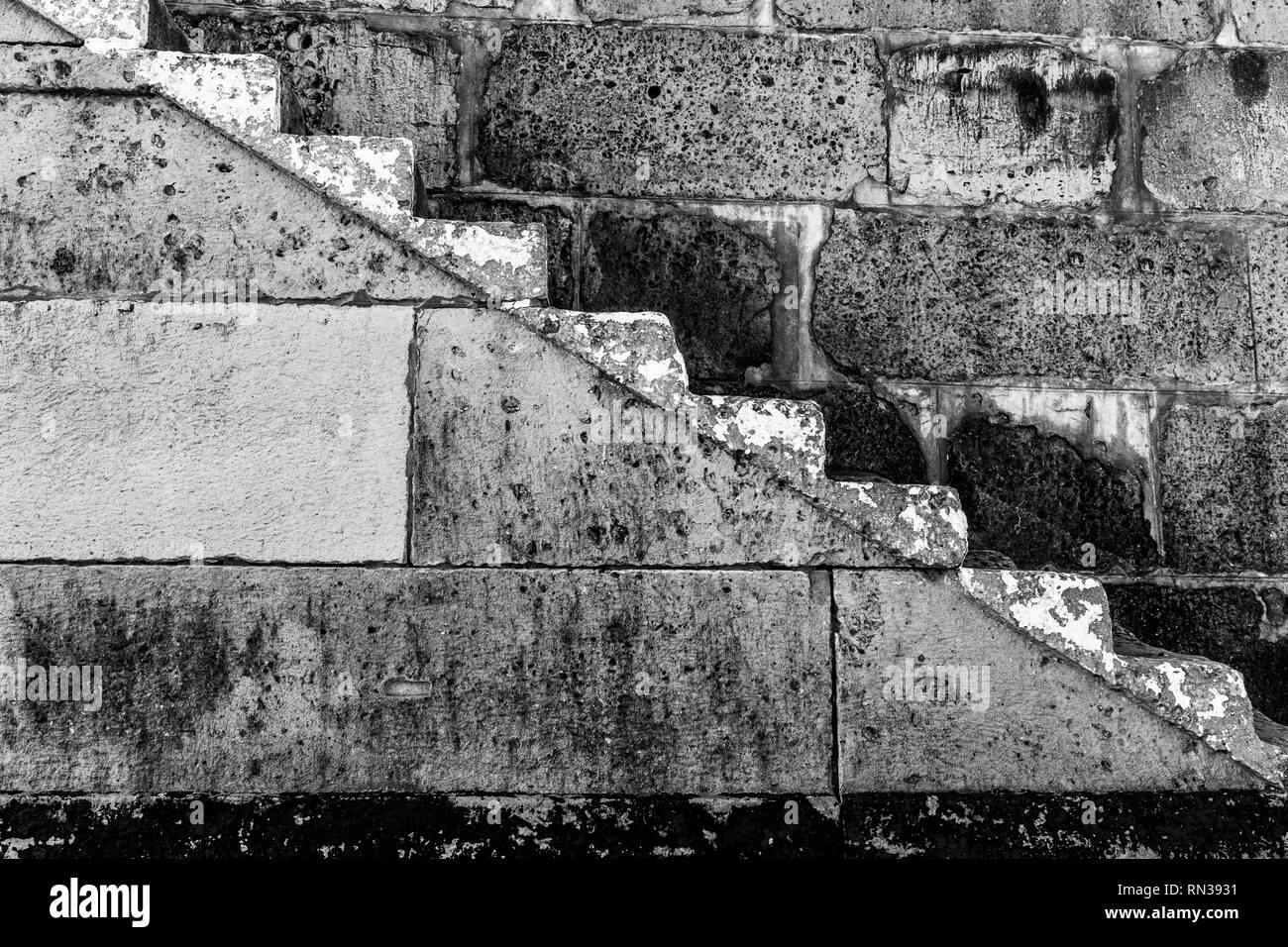 Dark grey steps hi-res stock photography and images - Alamy