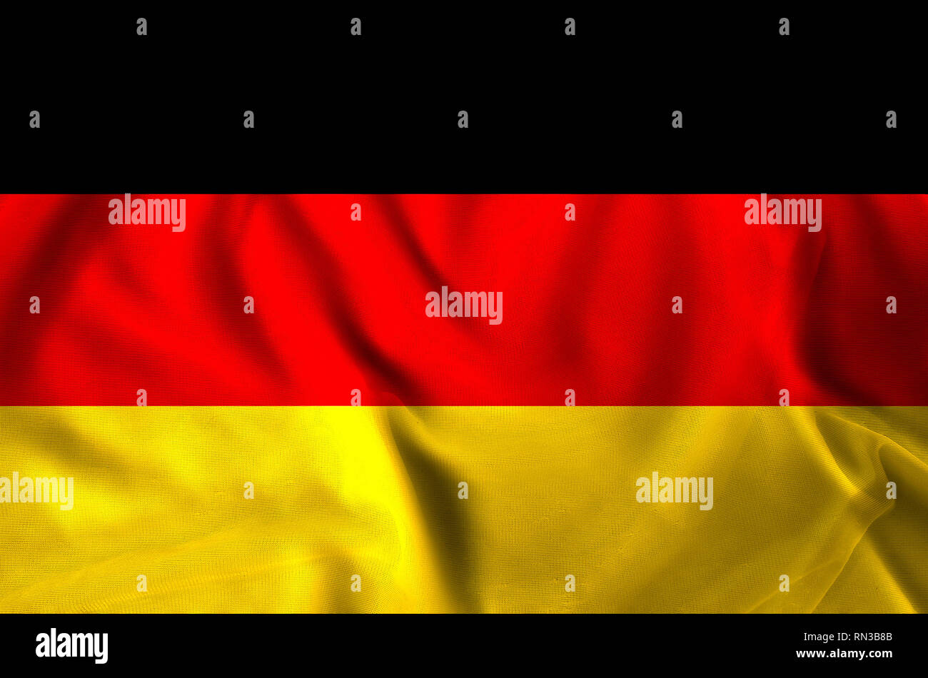 Germany modern and realistic closeup flag illustration. Perfect for ...