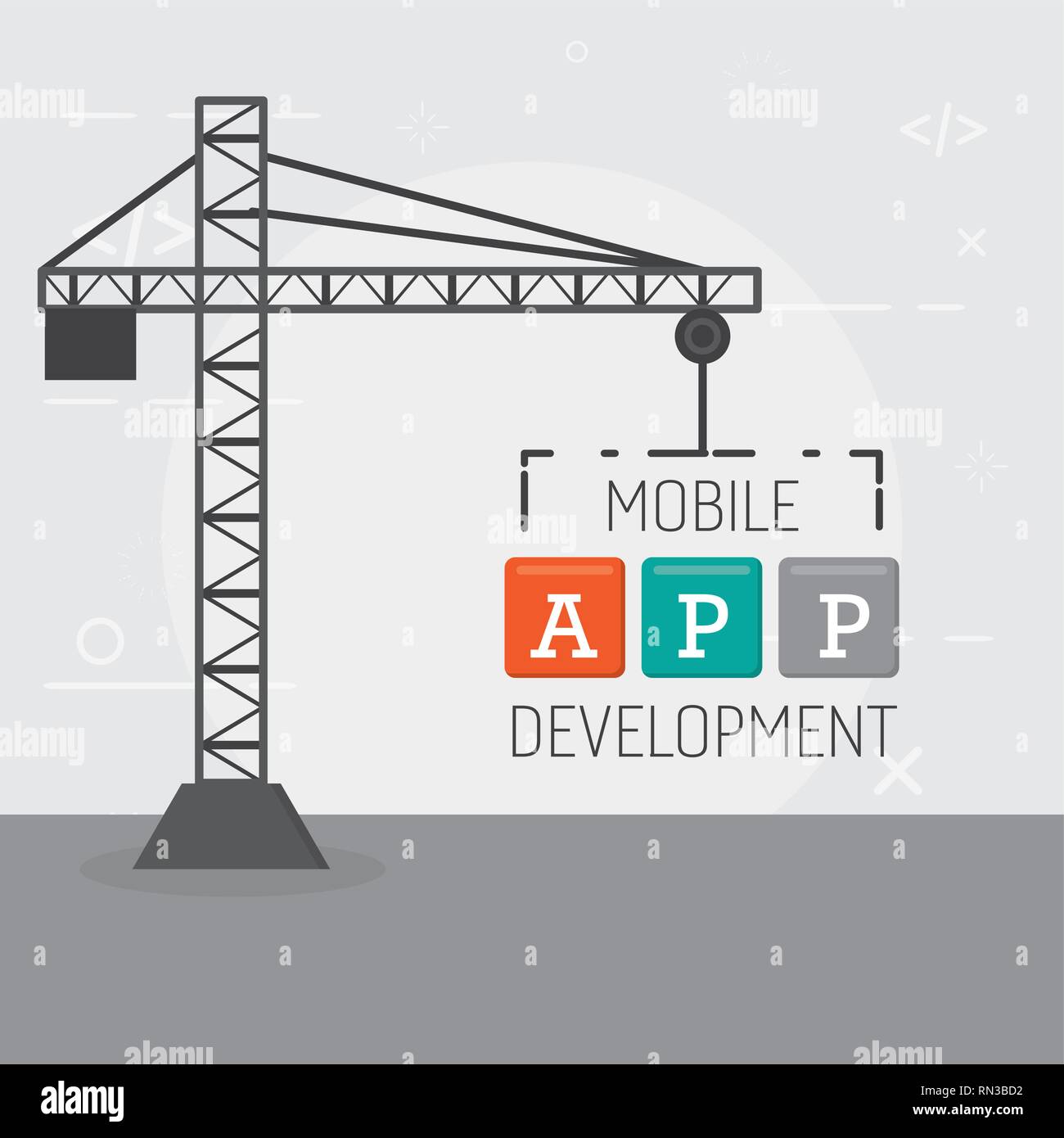 mobile app development Stock Vector Image & Art - Alamy