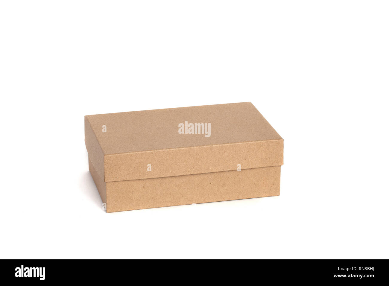 Carton box on white background Stock Photo - Alamy
