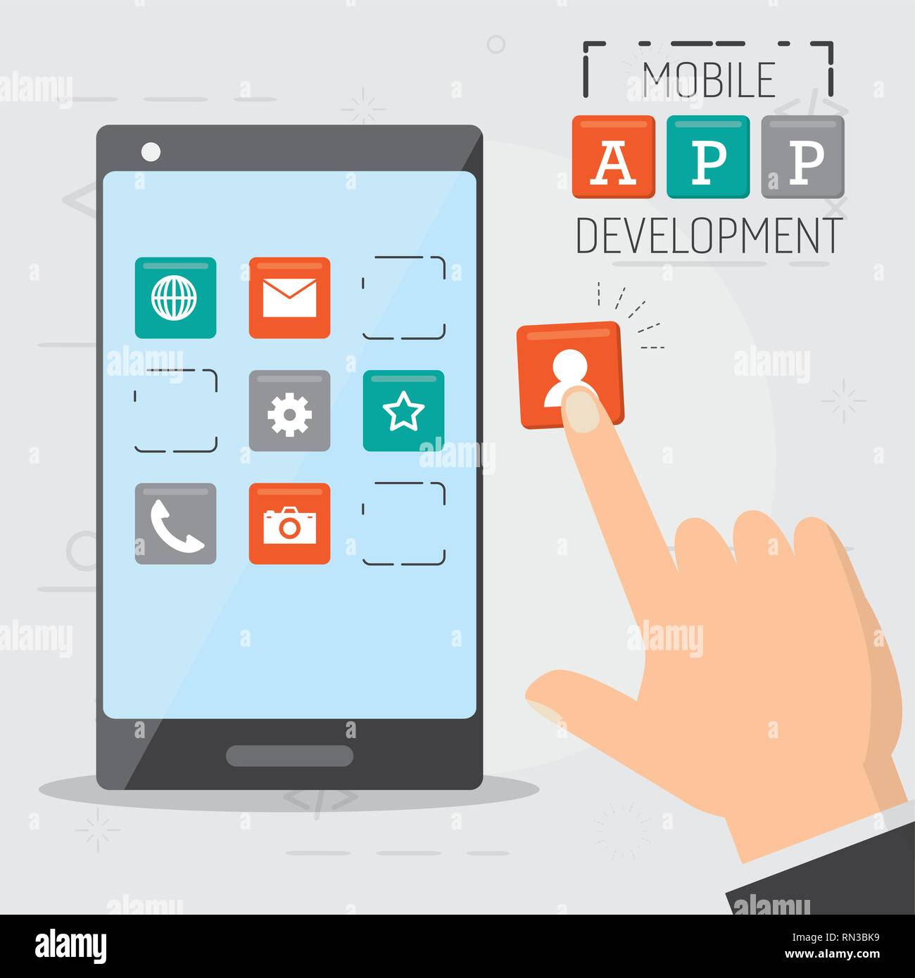 Selecting app Stock Vector Images - Alamy