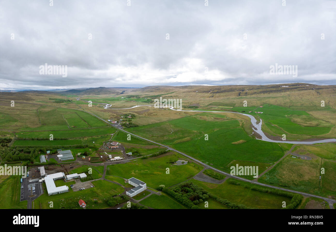 Reykholt valley iceland hi-res stock photography and images - Alamy