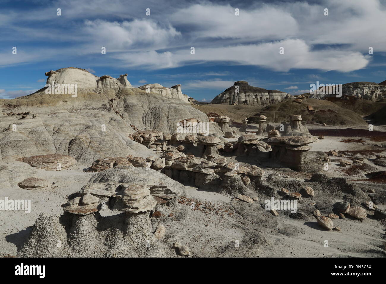 Bisti badlands,New Mexico, USA Stock Photo - Alamy