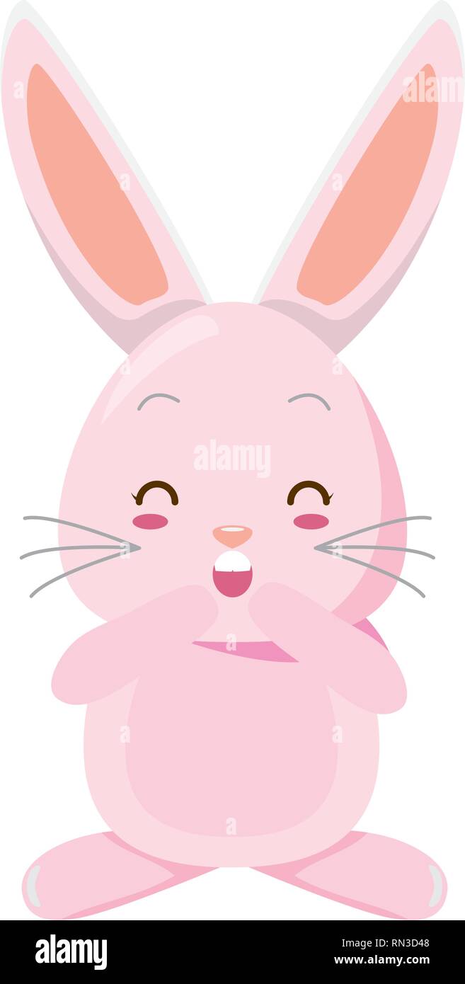 cute rabbit cartoon Stock Vector Image & Art - Alamy