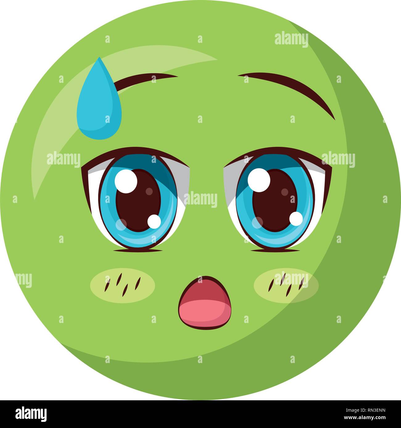 smiling emoticon facial expression Stock Vector Image & Art - Alamy
