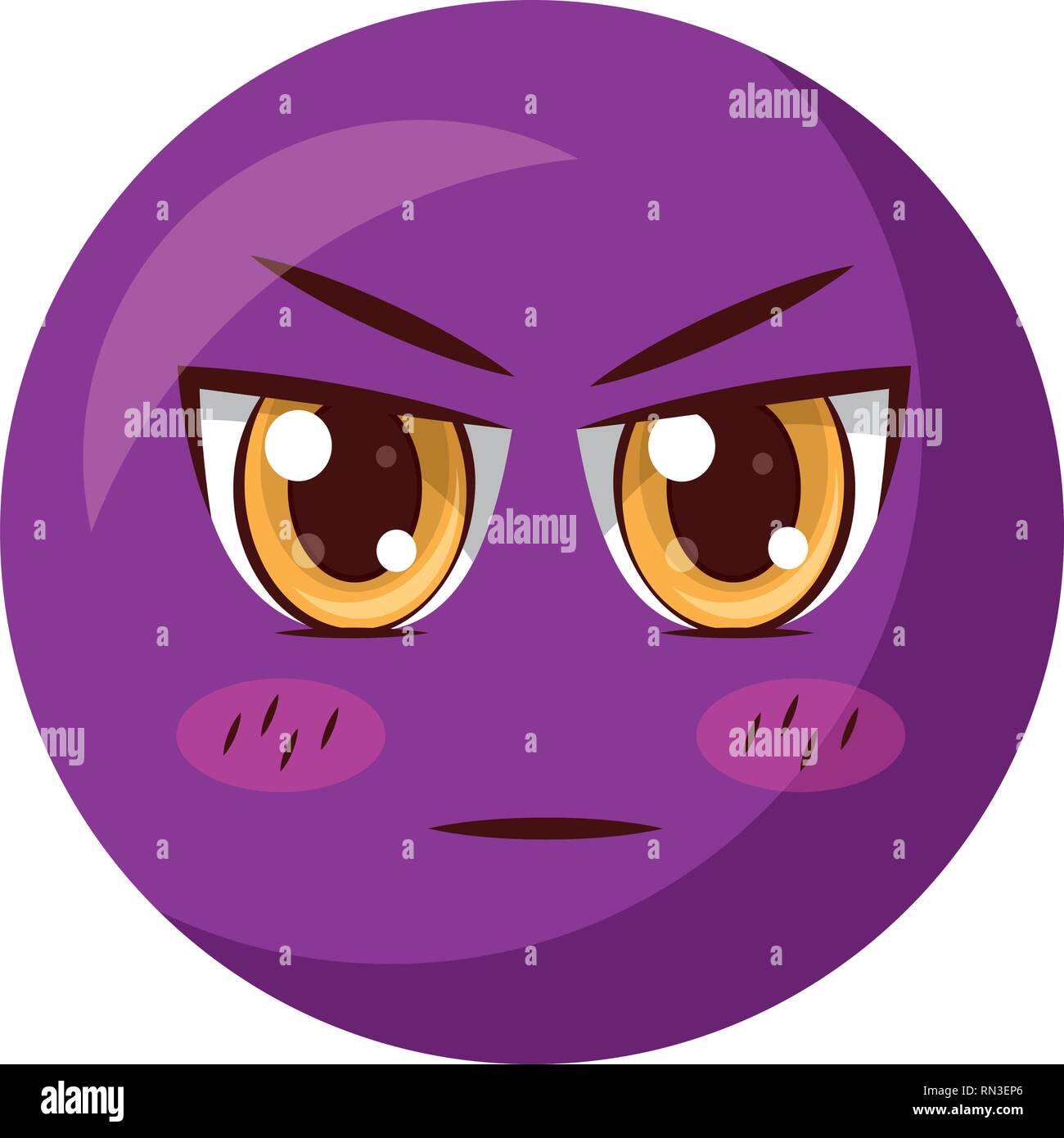 smiling emoticon facial expression Stock Vector Image & Art - Alamy