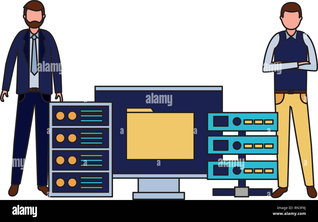 Businessmen database server connection hi-res stock photography and ...