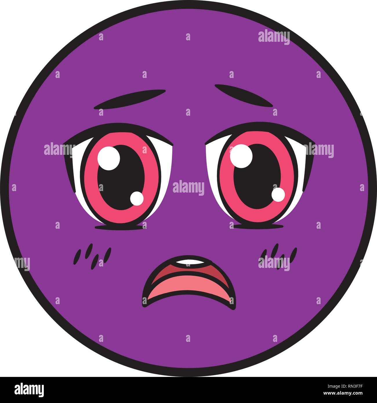 Smiling Emoticon Facial Expression Stock Vector Image And Art Alamy