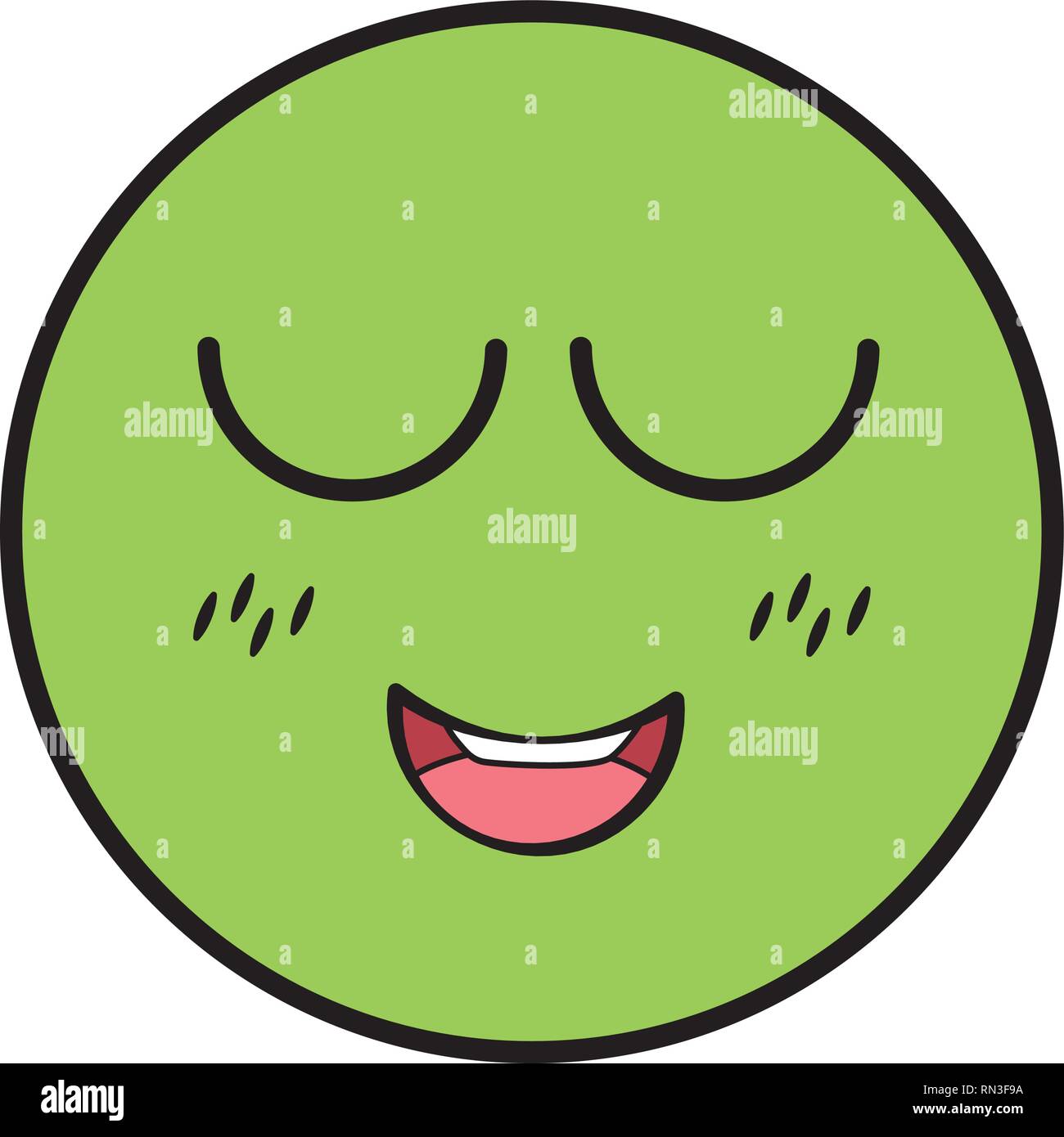 smiling emoticon facial expression Stock Vector Image & Art - Alamy