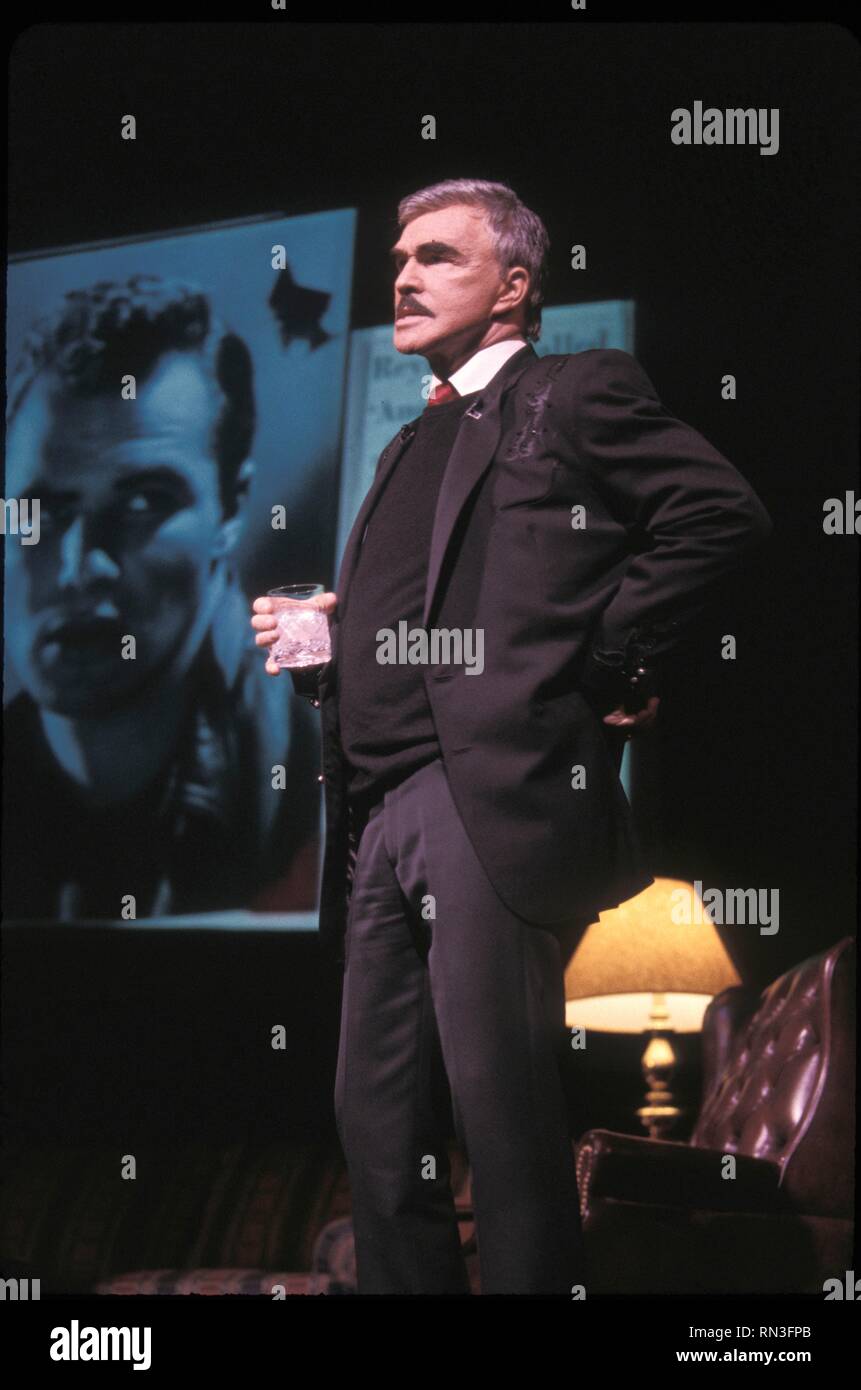 Actor and comedian Burt Reynolds is shown performing on stage during a ...