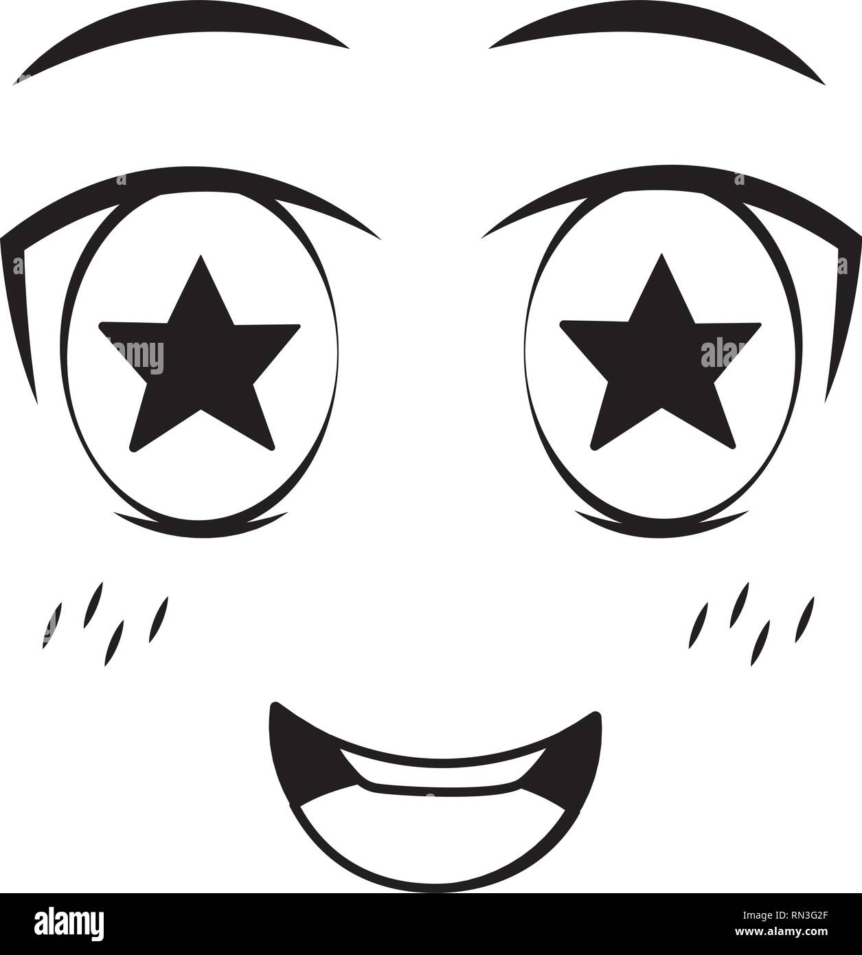 Face Expression Cartoon Stock Vector Image And Art Alamy