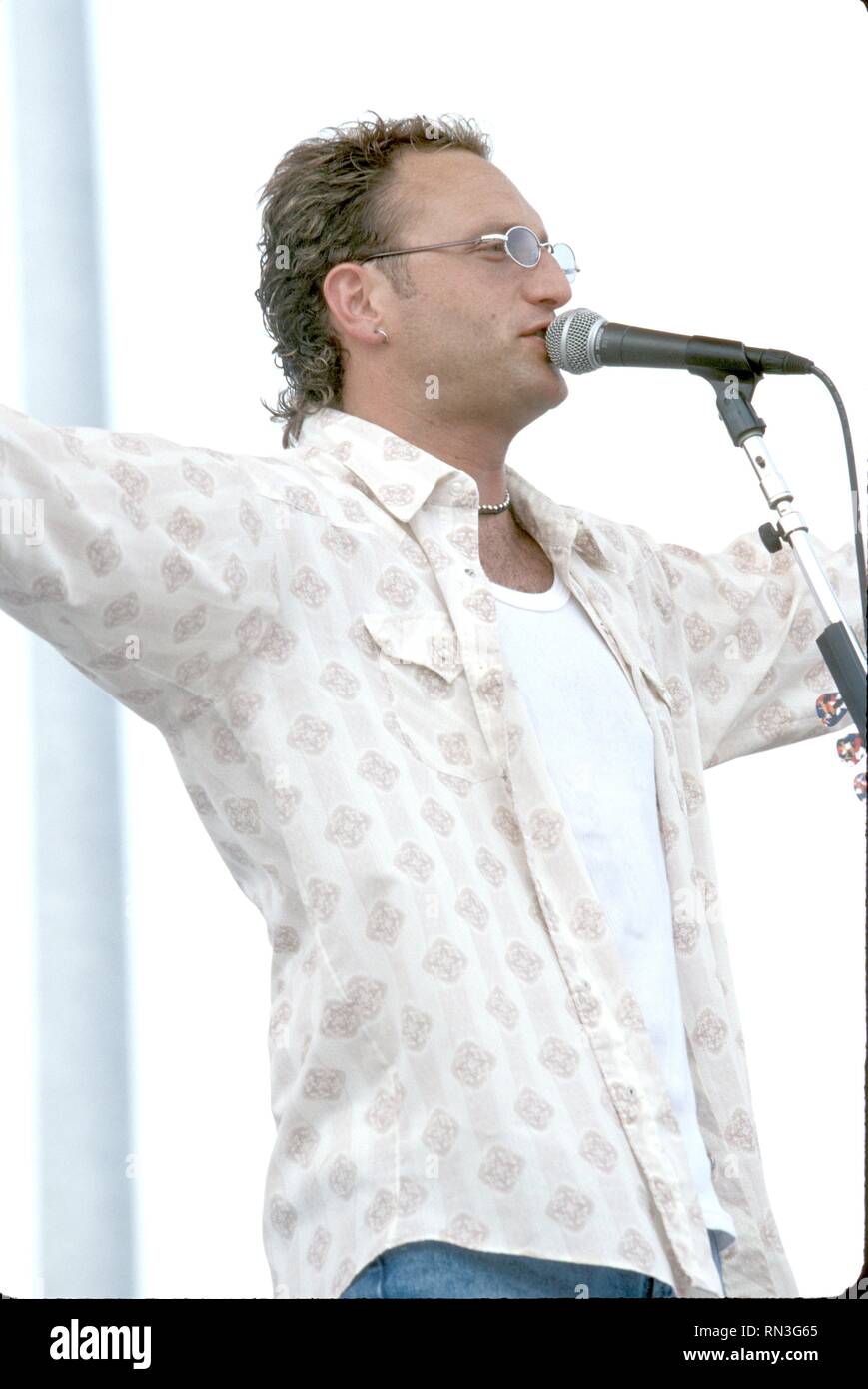 Country music artist Tim Rushlow is shown performing on stage during a ...