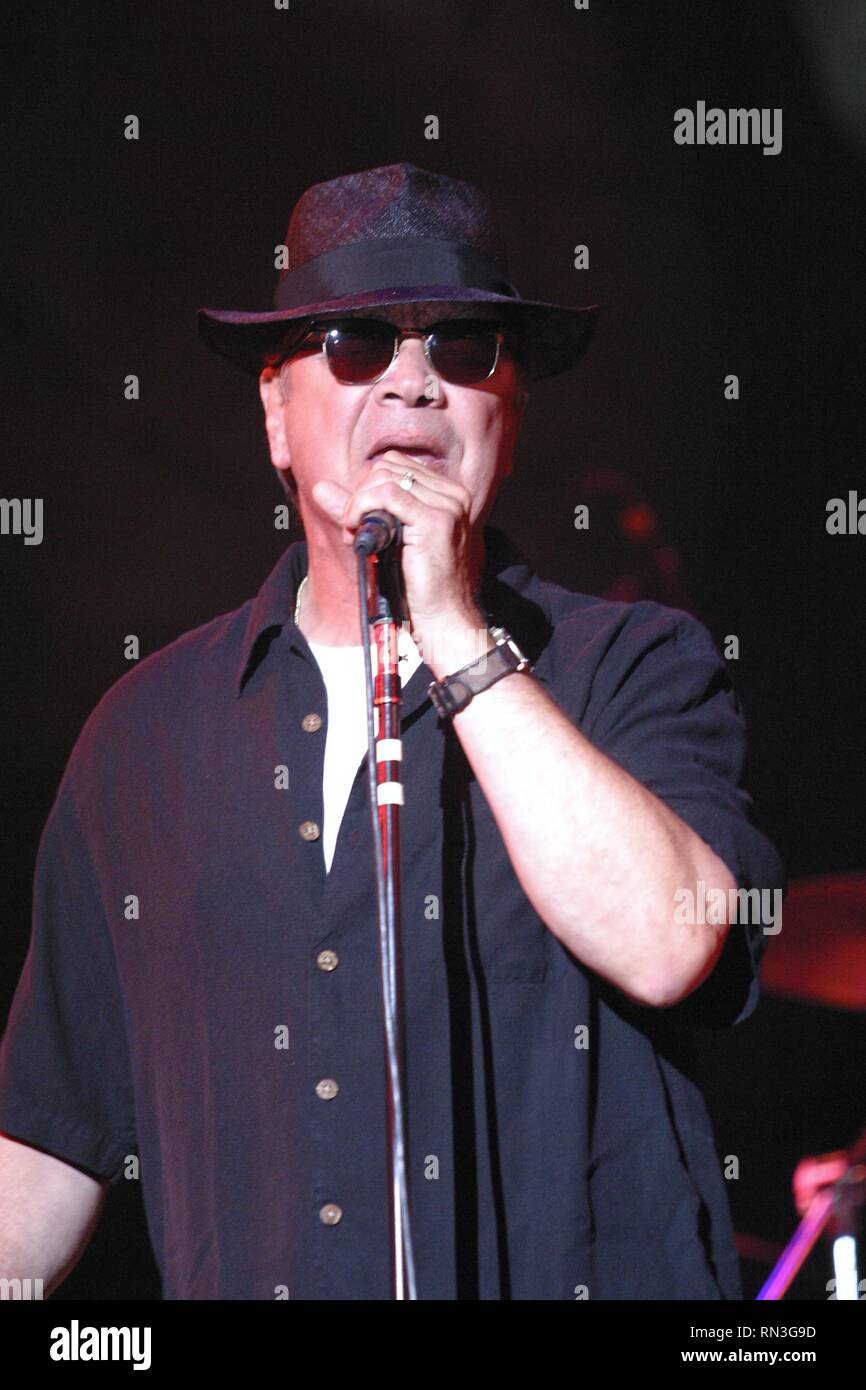 Singer and songwriter Mitch Ryder is shown performing on stage during a ...
