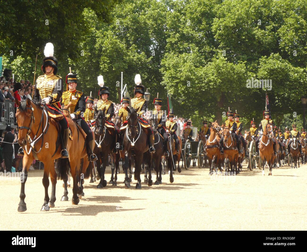 Trooping the Colour, House Guards Parade, London June 2017 Stock Photo ...