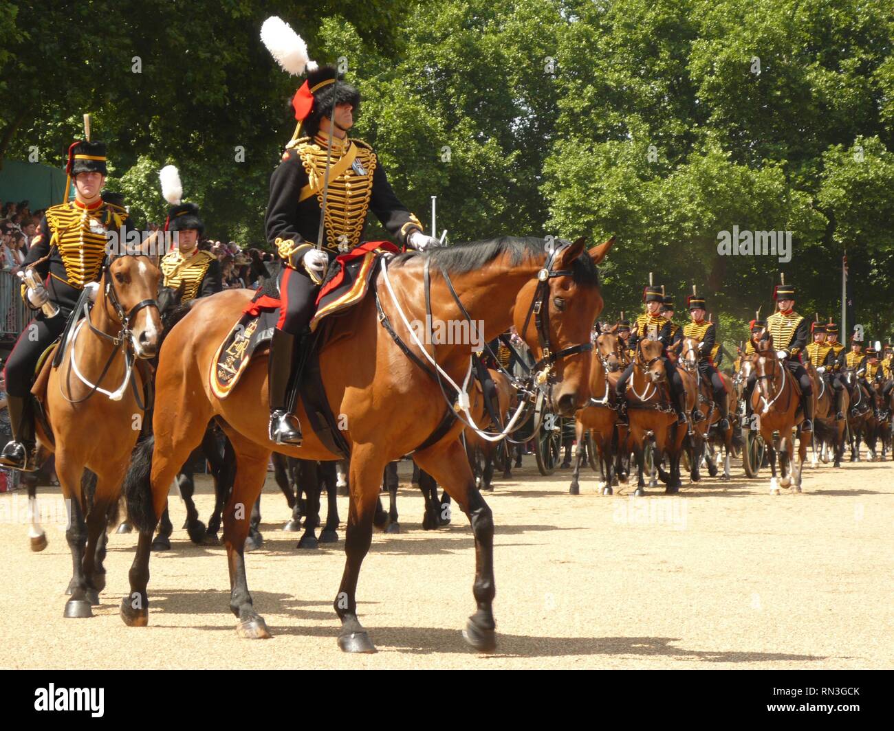 Trooping the Colour, House Guards Parade, London June 2017 Stock Photo ...