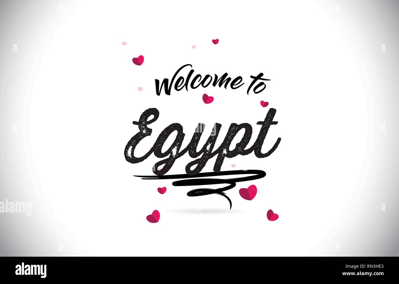 Egypt sign welcome Stock Vector Images - Alamy