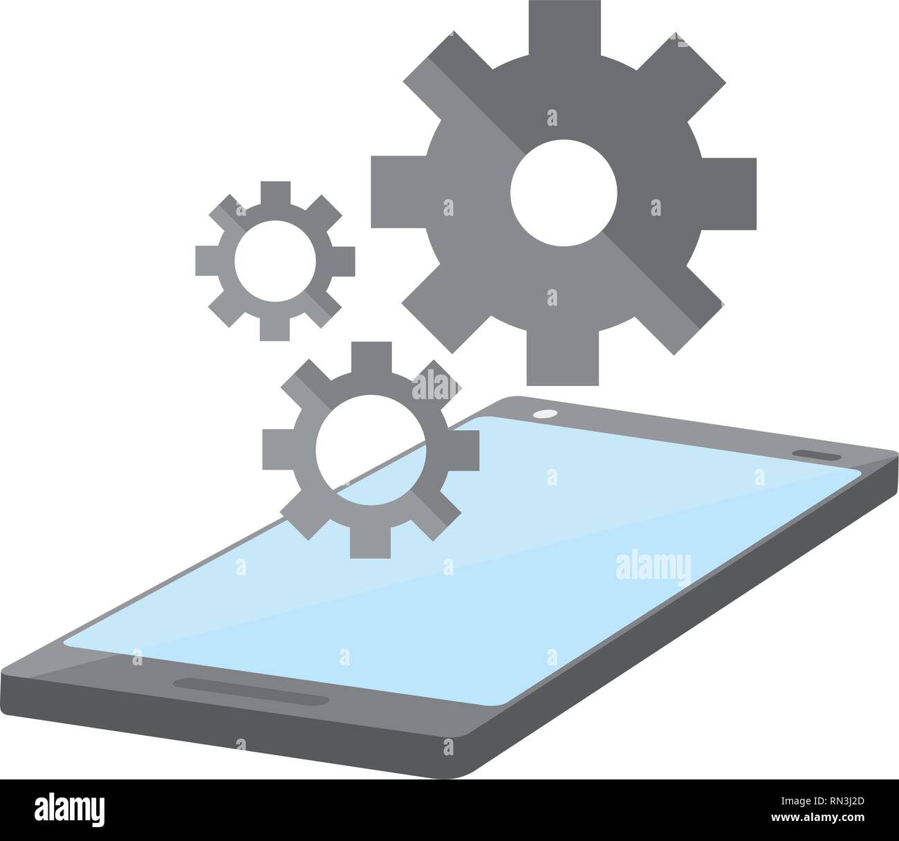 mobile app development Stock Vector Image & Art - Alamy