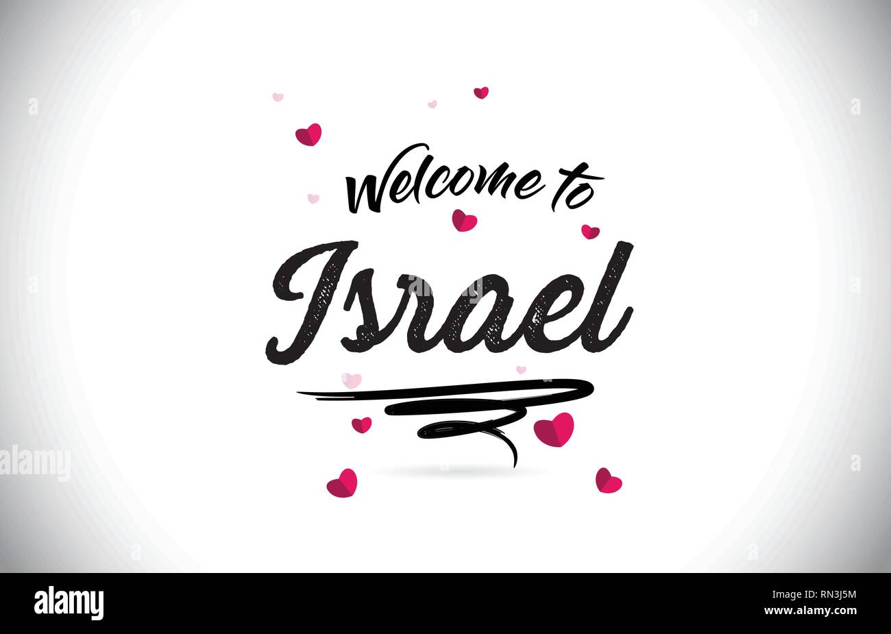Welcome israel illustration design hi-res stock photography and images ...