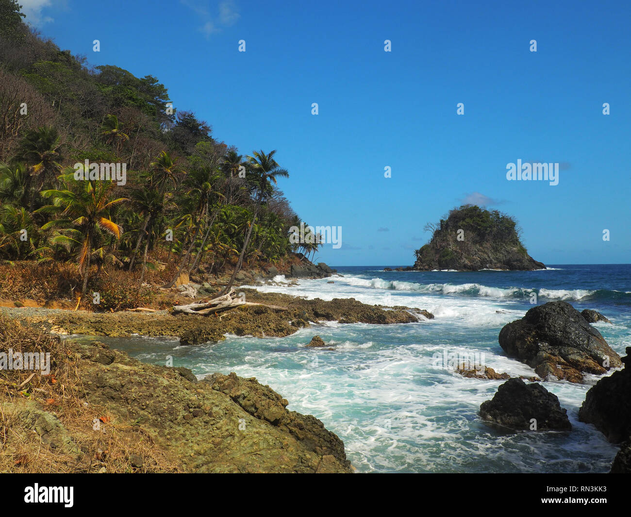 The bay of Capurgana, Colombia Stock Photo - Alamy