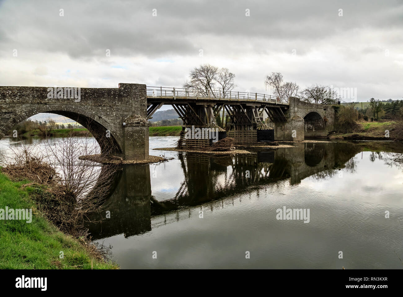 Whitney on wye toll bridge hi-res stock photography and images - Alamy
