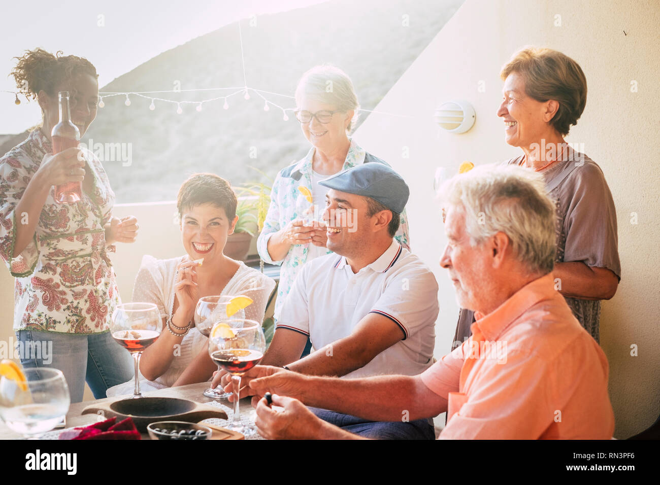 Women different generations celebrating hi-res stock photography and ...