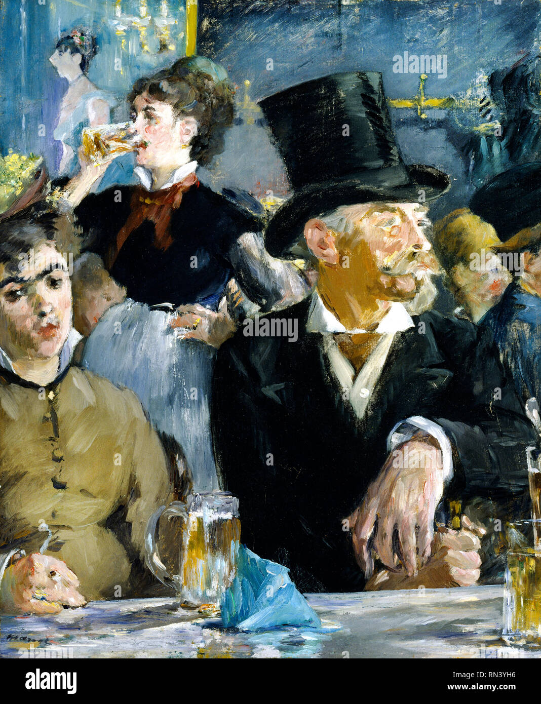 Manet cafe hi-res stock photography and images - Alamy