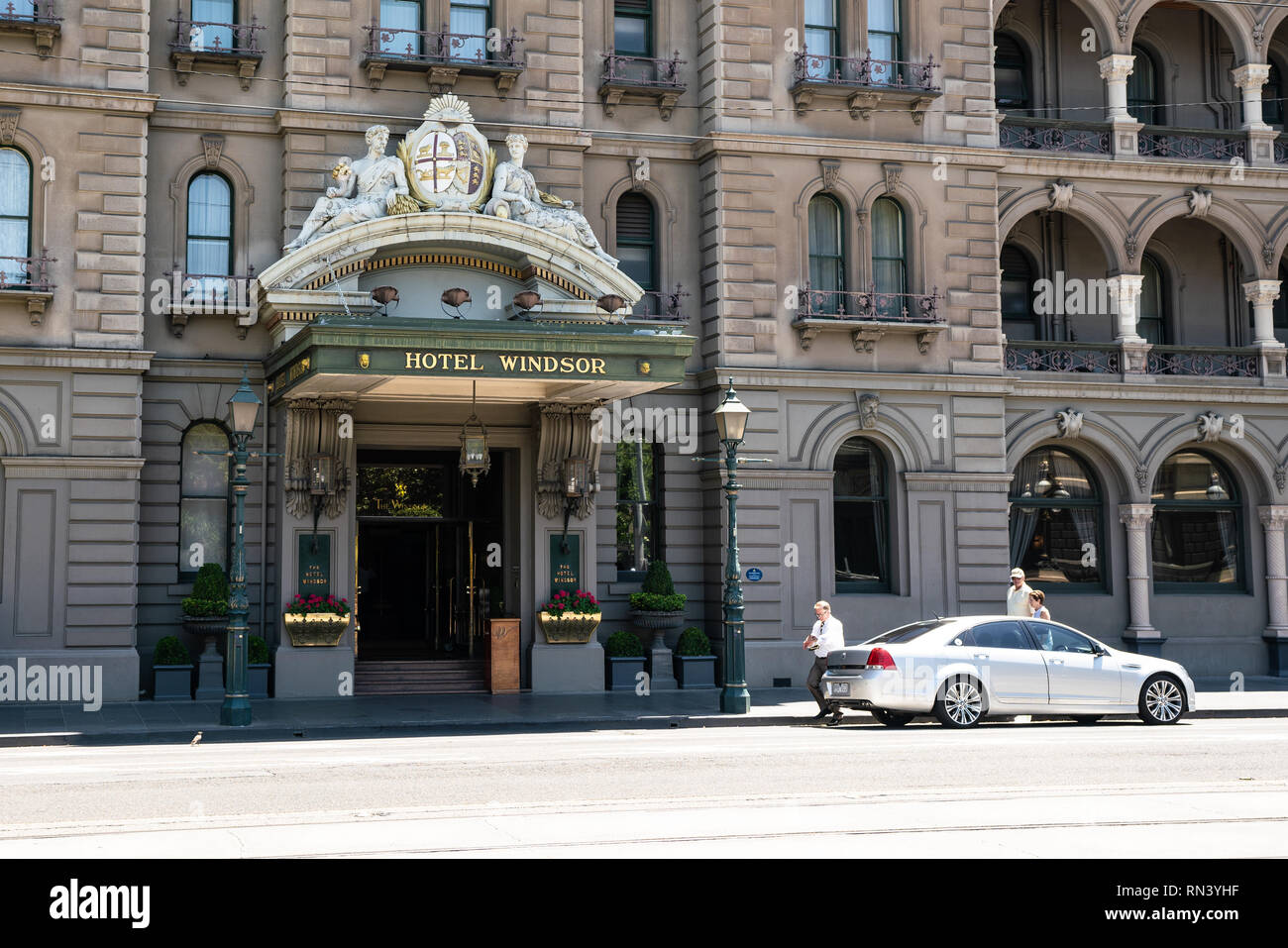 3rd January 2019, Melbourne Australia : Close-up view of the entrance ...