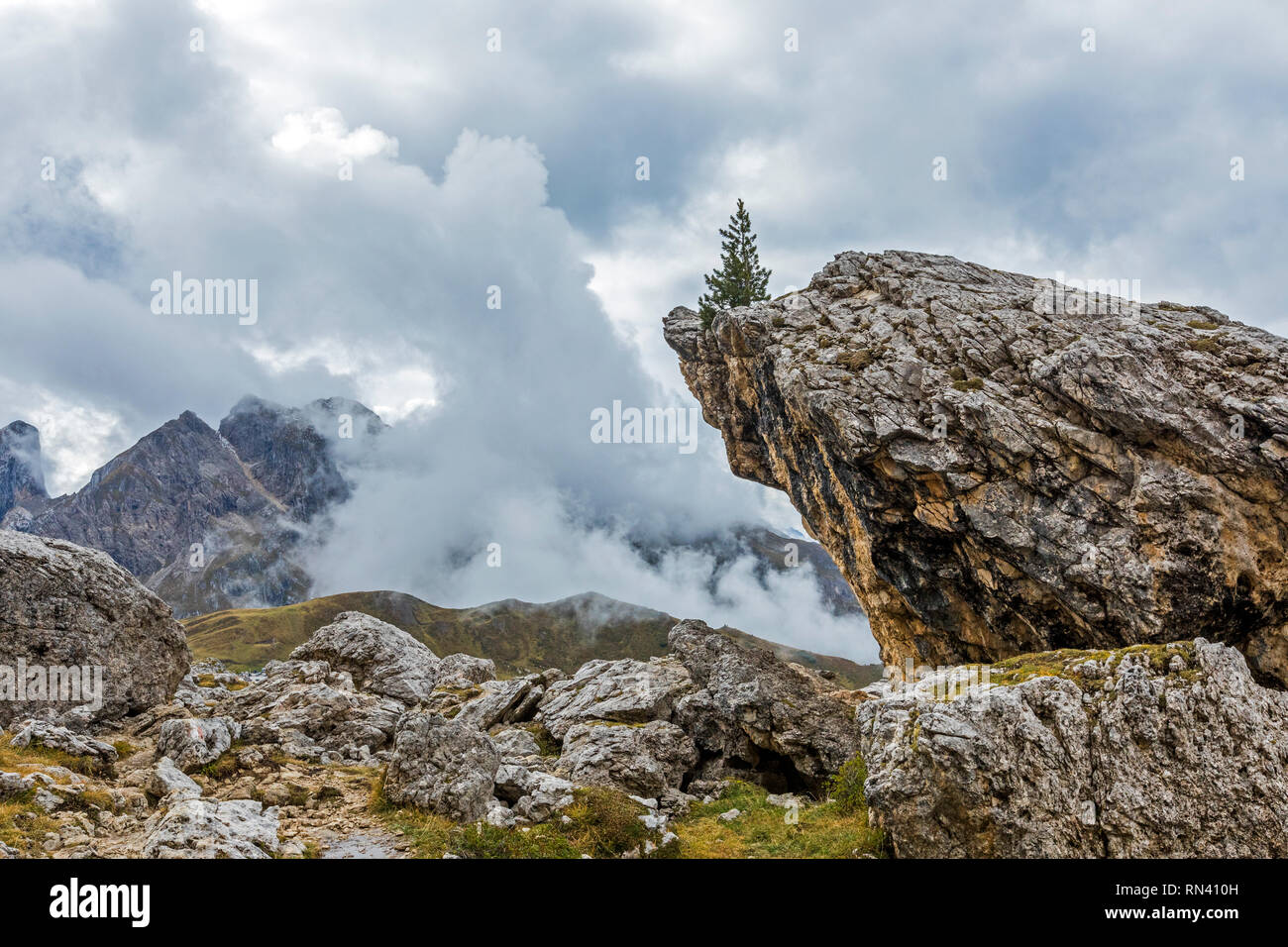 South tyrol italy rock formation hi-res stock photography and images ...