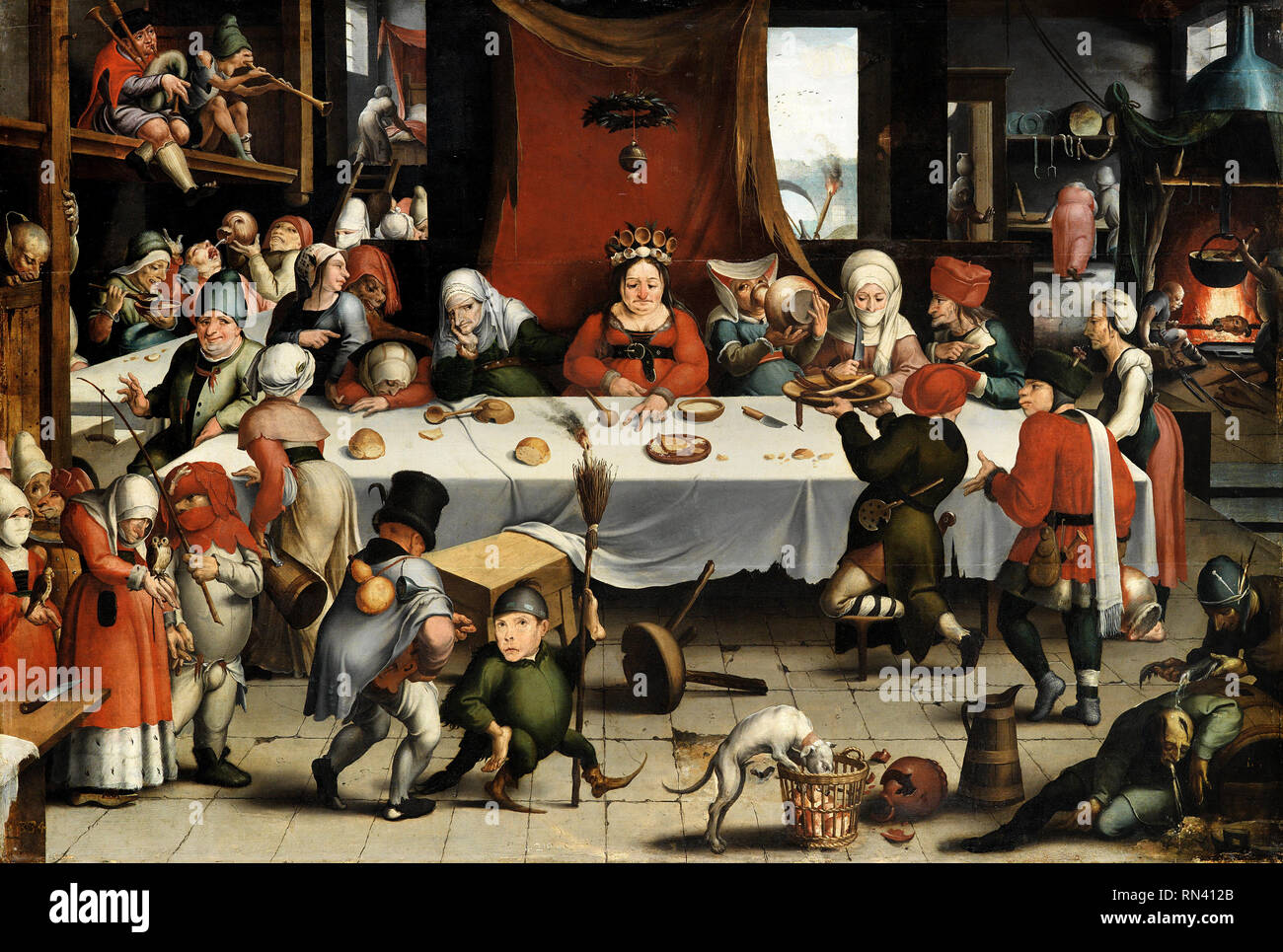 Feast painting hi-res stock photography and images - Alamy
