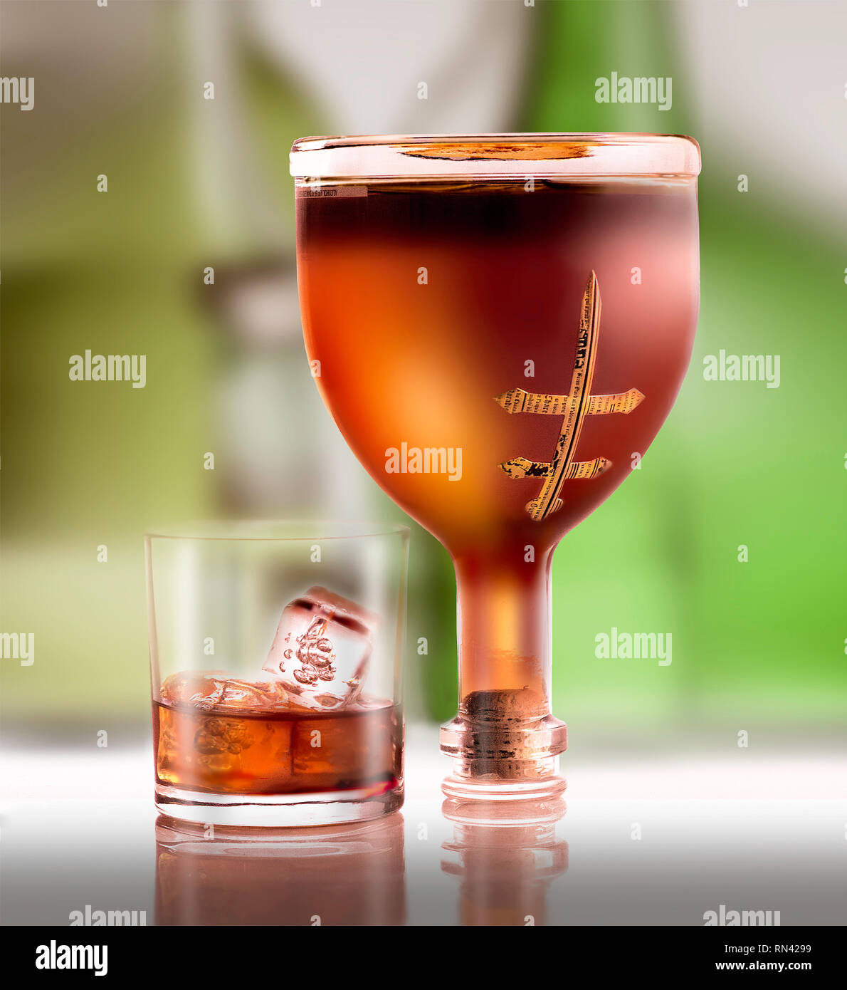 Assorted Branded Products Stock Photo - Alamy