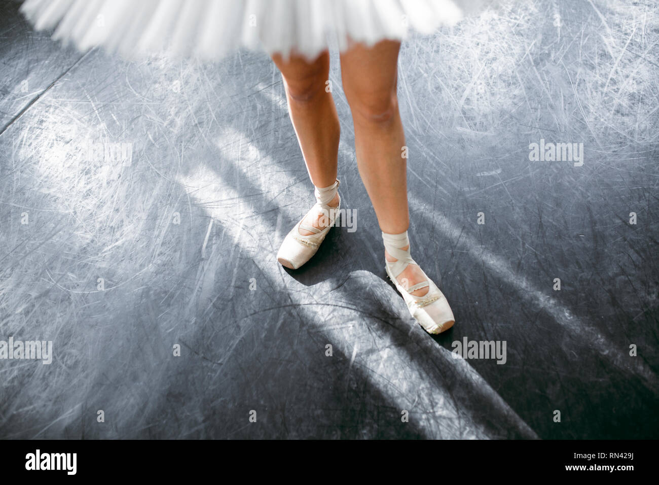 Legs of ballerina Stock Photo - Alamy